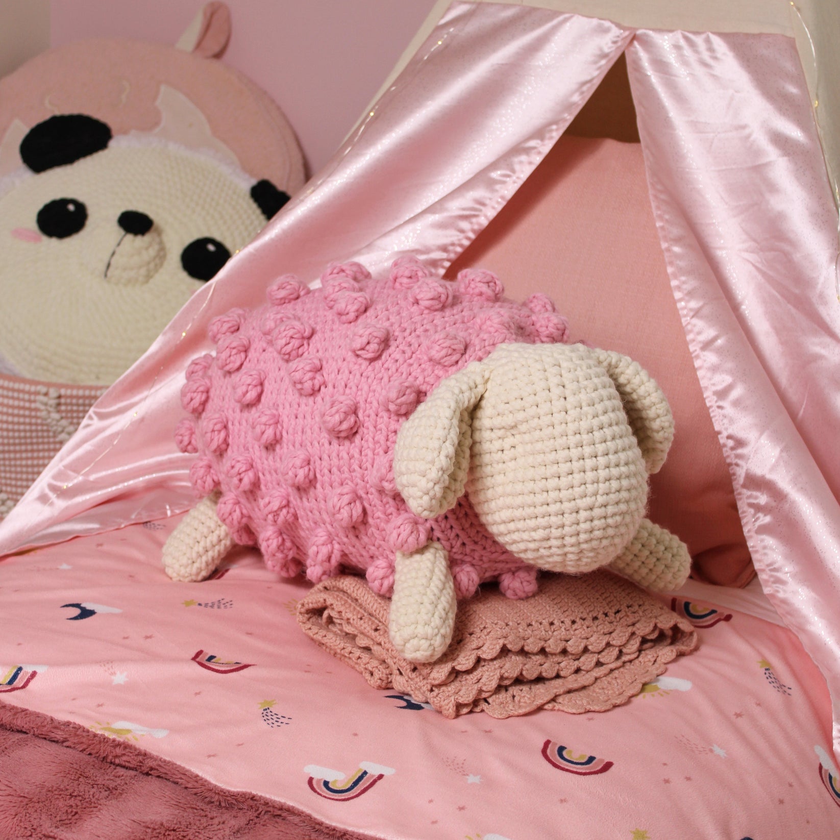 Cozy Corner Sheep | Easy Crochet DIGITAL Home Decor Pattern, Cozy Chri – LANARUMI